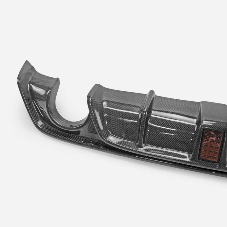 Q60 Carbon Fiber Diffuser W/ Brake LED (17-22' models) - V7 Motorsports