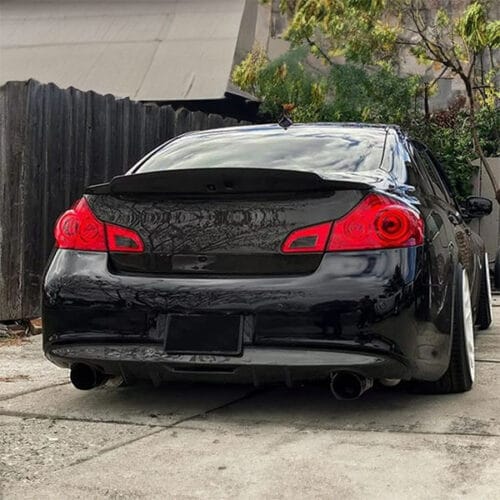 G37 Carbon Fiber Spoiler - Duckbill Style (Sedan & Coupe Models)