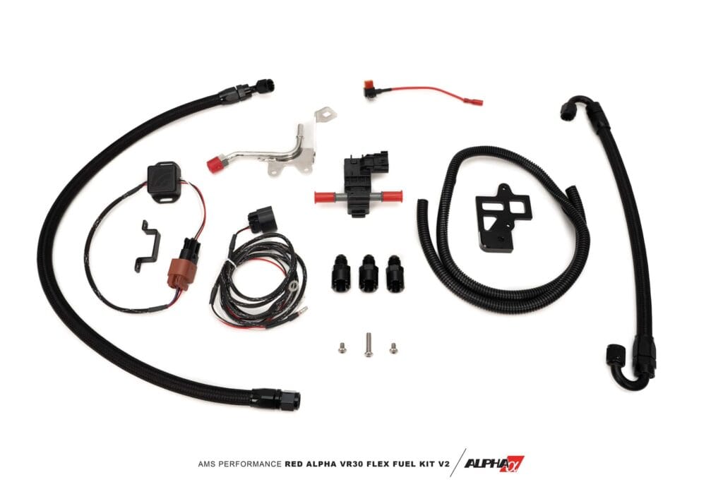 Q50/Q60 Red Alpha Flex Fuel Kit V2 - AMS PERFORMANCE - V7 Motorsports