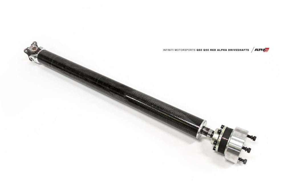 Q50/Q60 RWD Driveshaft (RED ALPHA) - AMS PERFORMANCE
