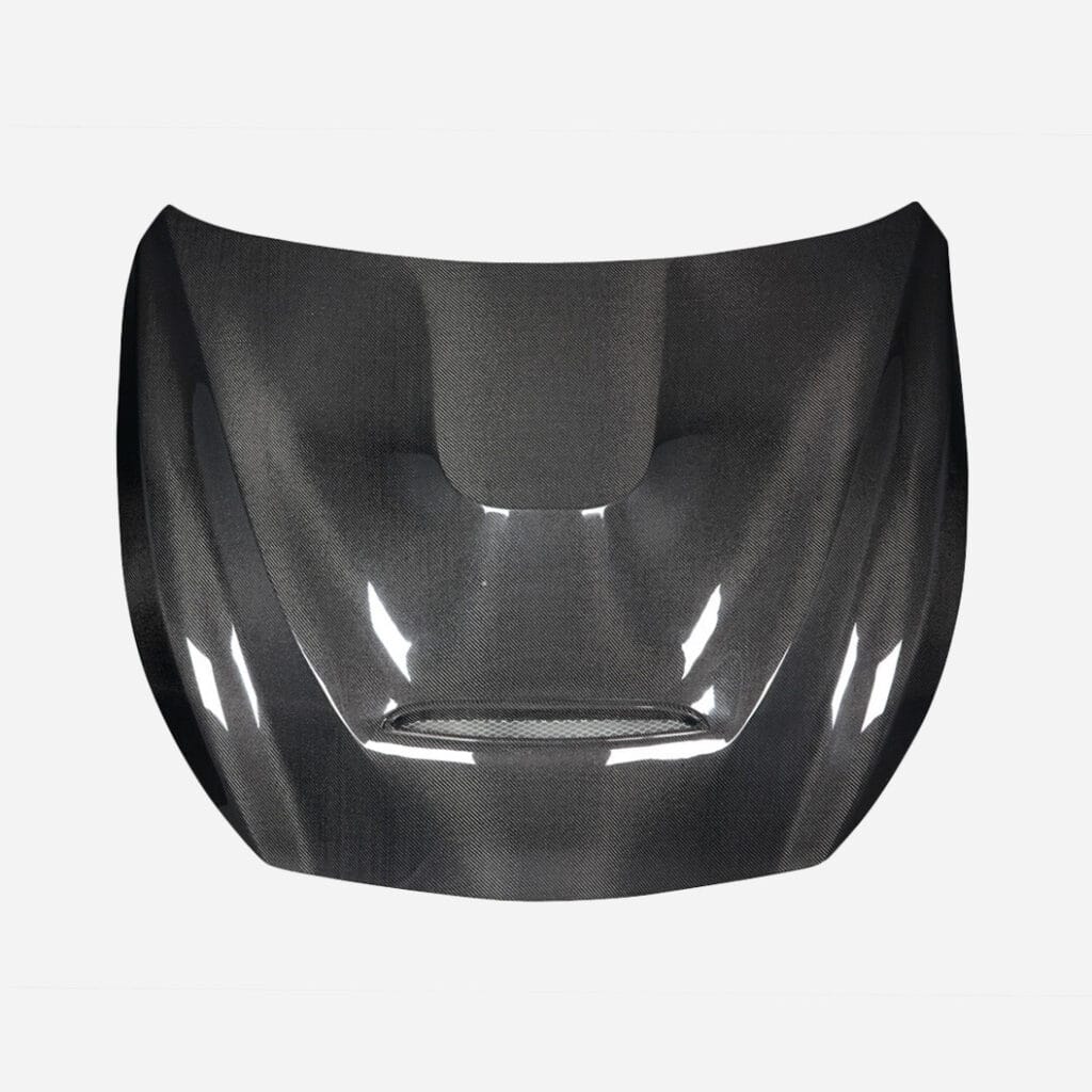 Q60 Carbon Fiber Hood - Vented S-Spec Design (17-22' models)