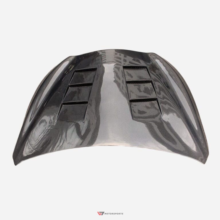 H-Spec Q50 Carbon Fiber Hood w/ dual vents - V7 Motorsports